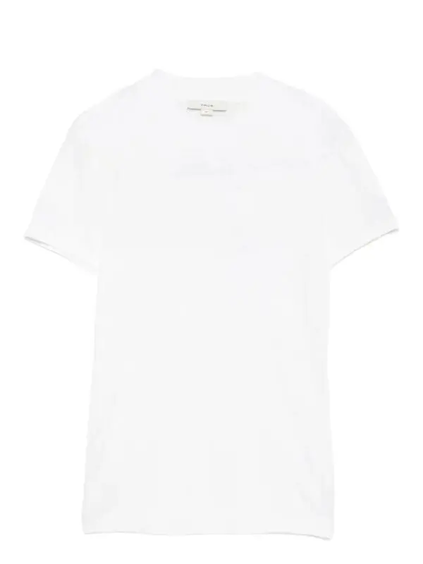 Vince Short-sleeve Mock-neck T-shirt - White