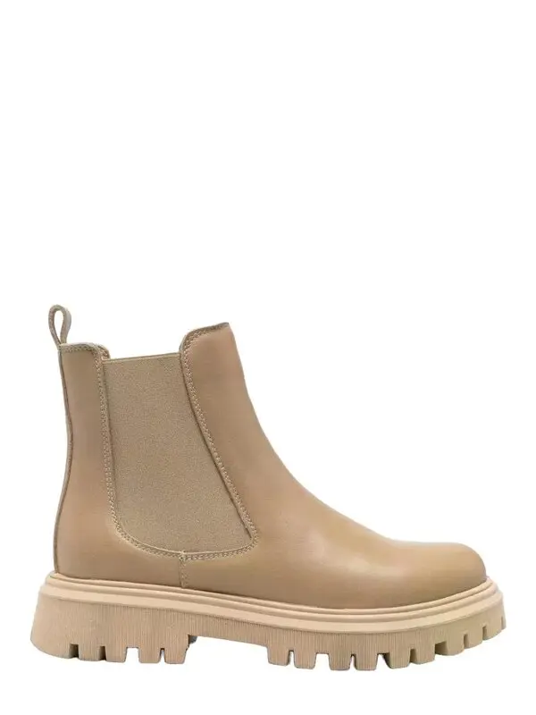 SERGIO MORETTI FIRENZE Round-toe Chelsea Boots - Neutrals