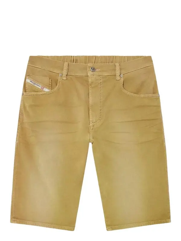 DIESEL® Slim Fit Colored Denim Shorts - Neutrals