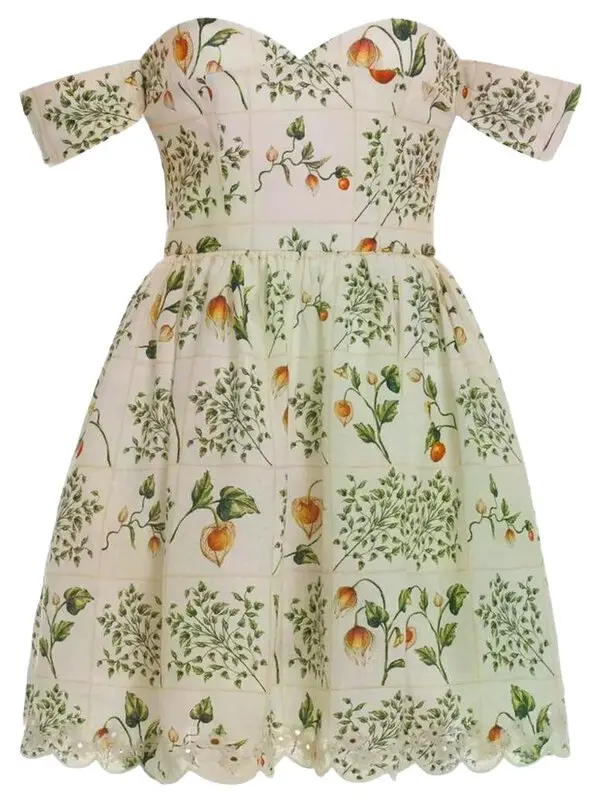 Agua Bendita Poesia Uchuva Dress - Neutrals