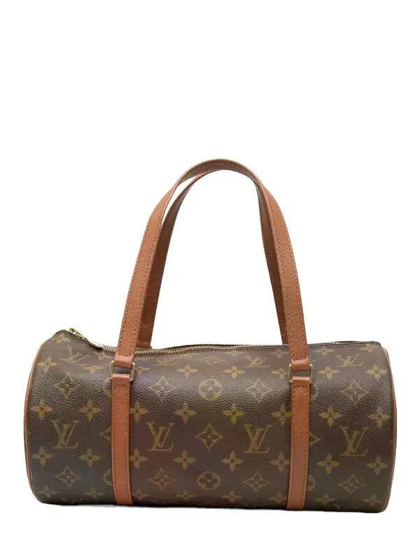 LOUIS VUITTON Monogram Papillon 30 Handbag - Brown