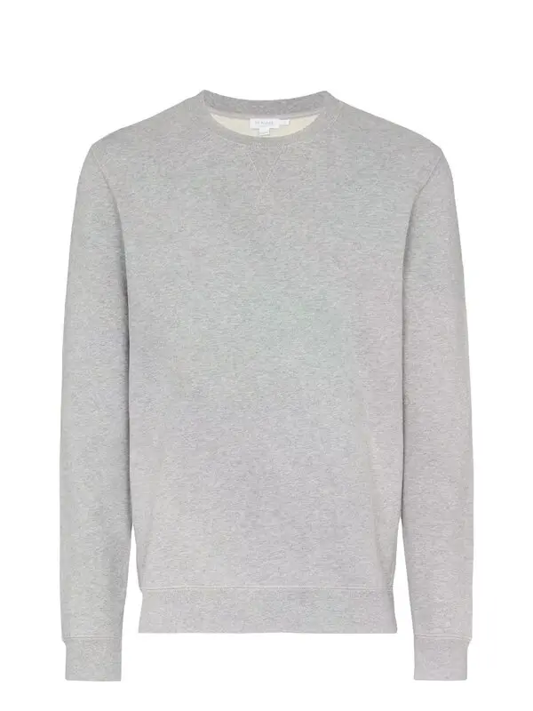 Sunspel Loopback Sweatshirt - Grey