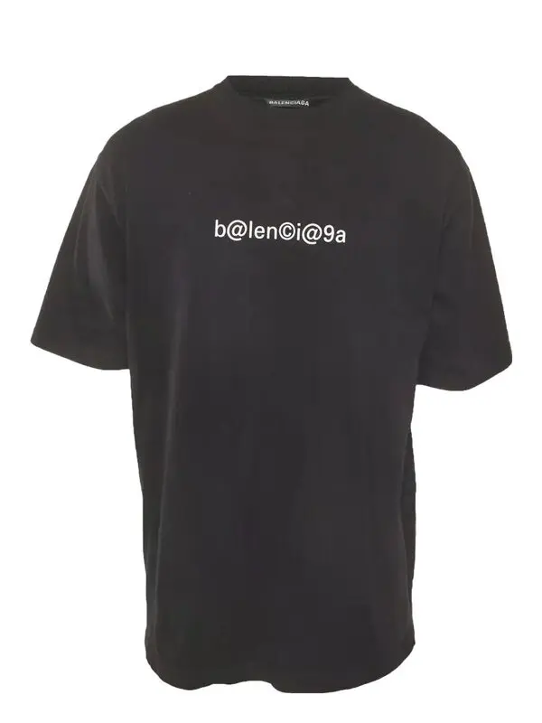 Balenciaga Logo-print T-shirt - Black