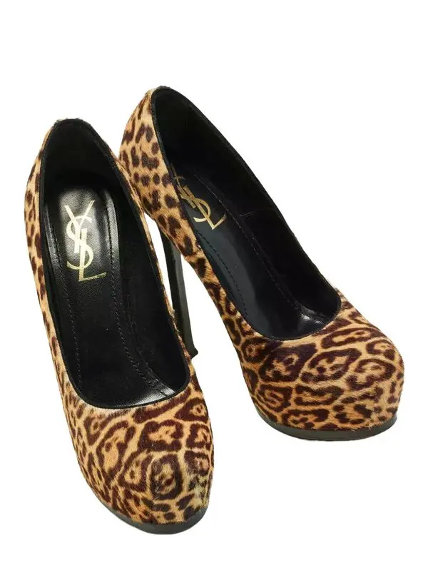 Saint Laurent Tribtoo Platform Pumps - Neutrals