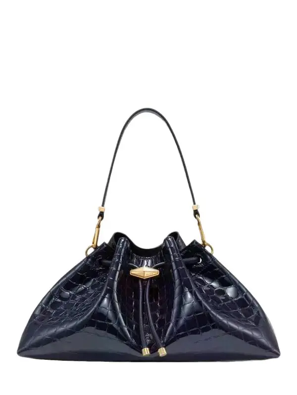 JIMMY CHOO Medium Cinch Shoulder Bag - Blue