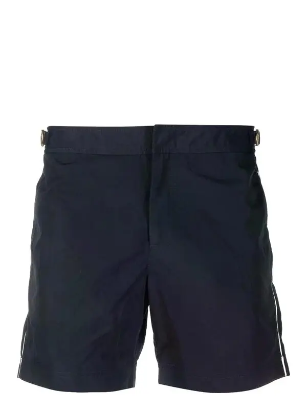 Orlebar Brown Bulldog Shorts With Stripe Trim - Blue