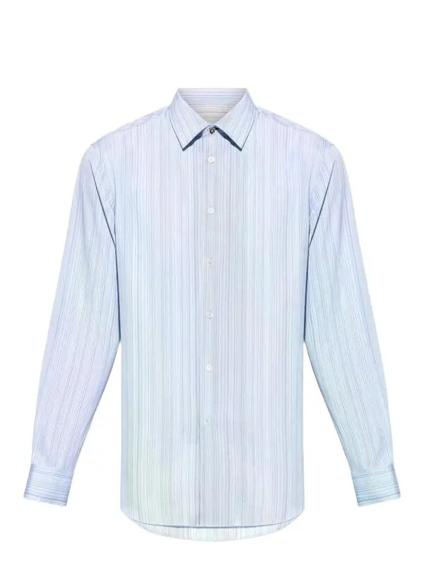 Paul Smith Vertical-stripe Shirt - Blue