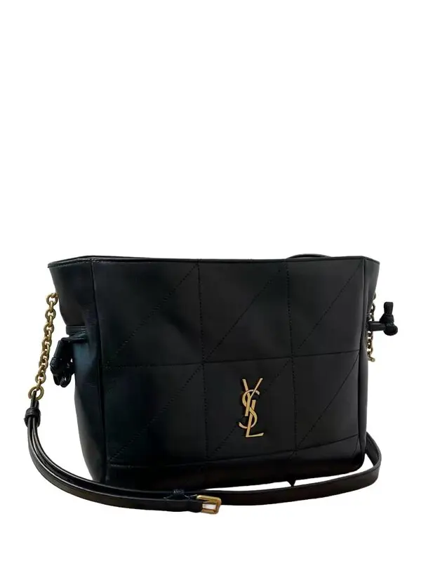 Saint Laurent Medium Jamie Quilted Leather Shoulder Bag - Black