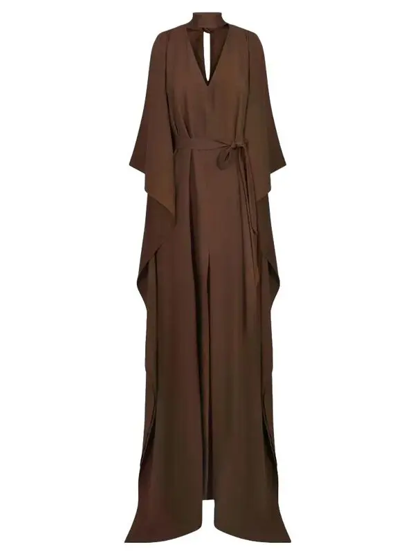 TALLER MARMO Arizona Belted Kaftan Maxi Dress - Brown