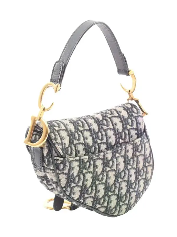 Dior Oblique Jacquard Shoulder Bag - Neutrals