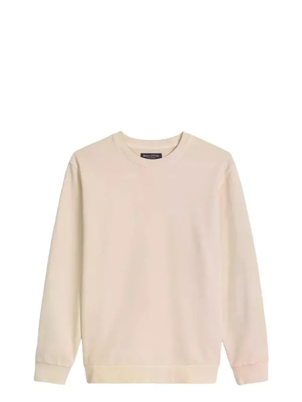 Marc O'polo Logo-print Jersey Sweatshirt - Neutrals