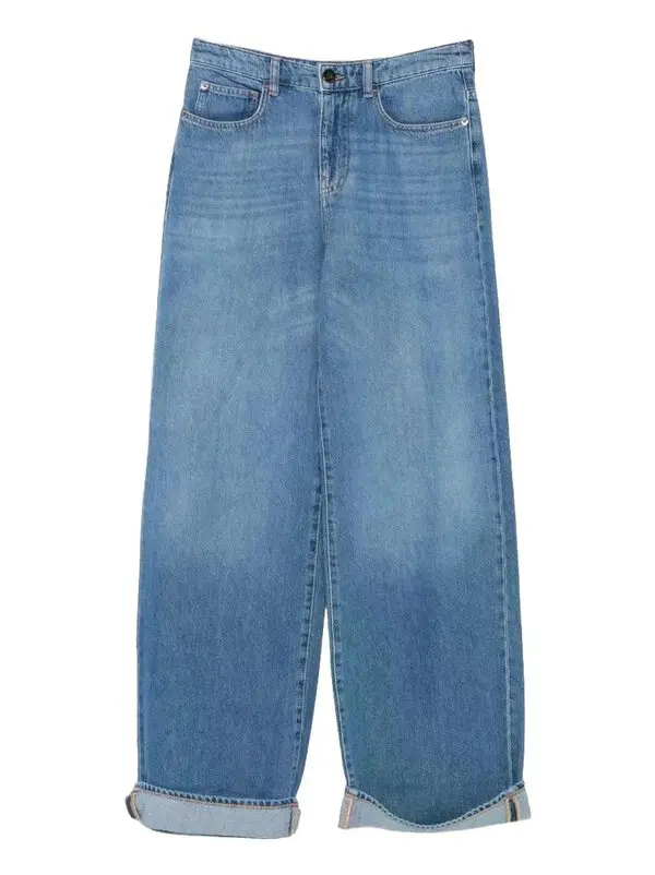 Emporio Armani Wide-leg Jeans - Blue