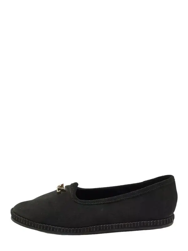 GIUSEPPE ZANOTTI Suede Logo Loafers - Black