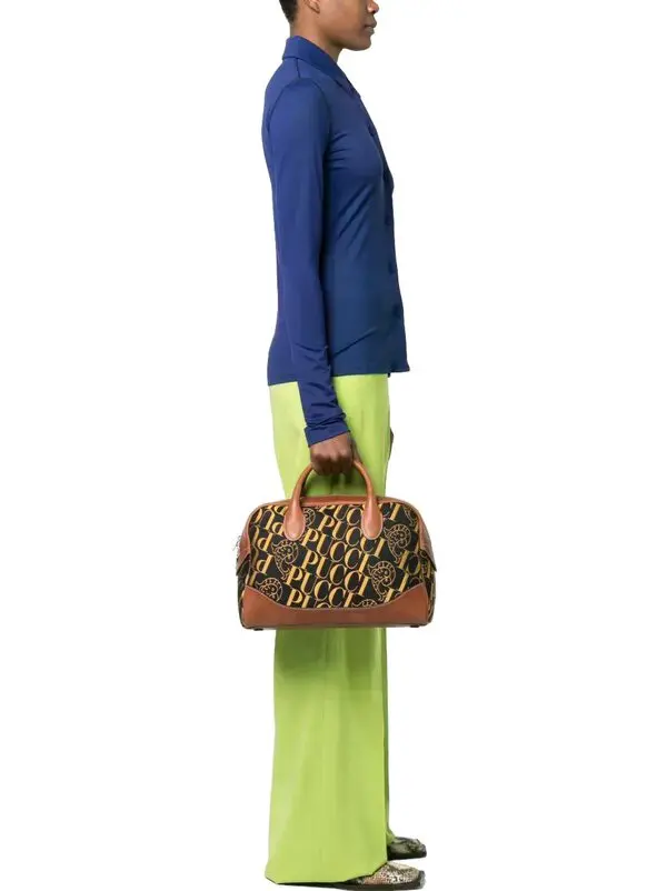 Emilio Pucci Logo-print Tote Bag - Black