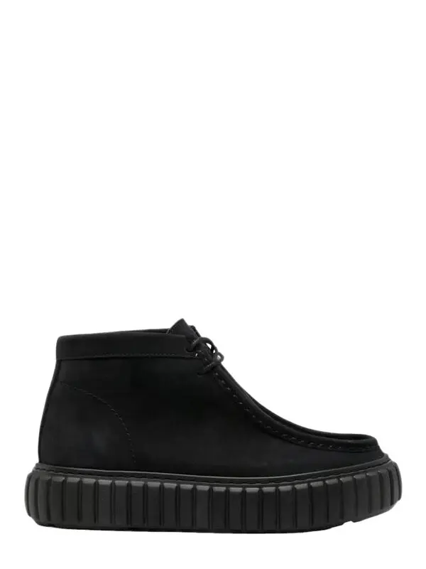 SERGIO MORETTI FIRENZE Lace-up Desert Boots - Black