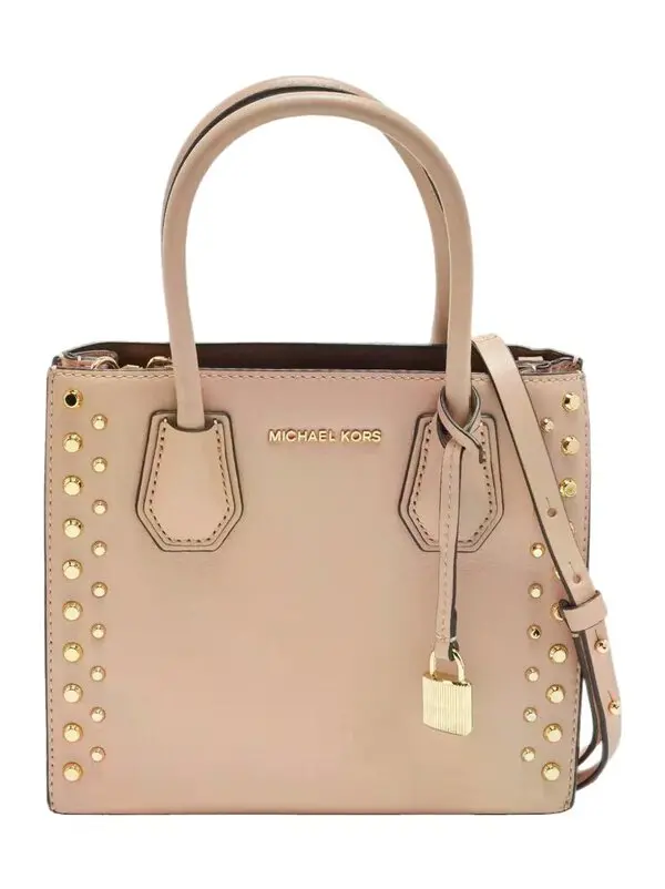Michael Kors Mercer Studded Tote Bag - Pink