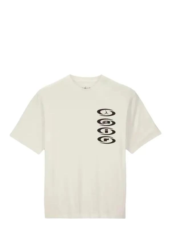 JORDAN X Travis Scott Graphic-print T-shirt - Neutrals