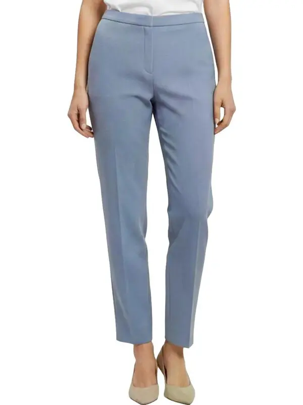 Valentino Garavani Wool Tailored Trousers - Blue