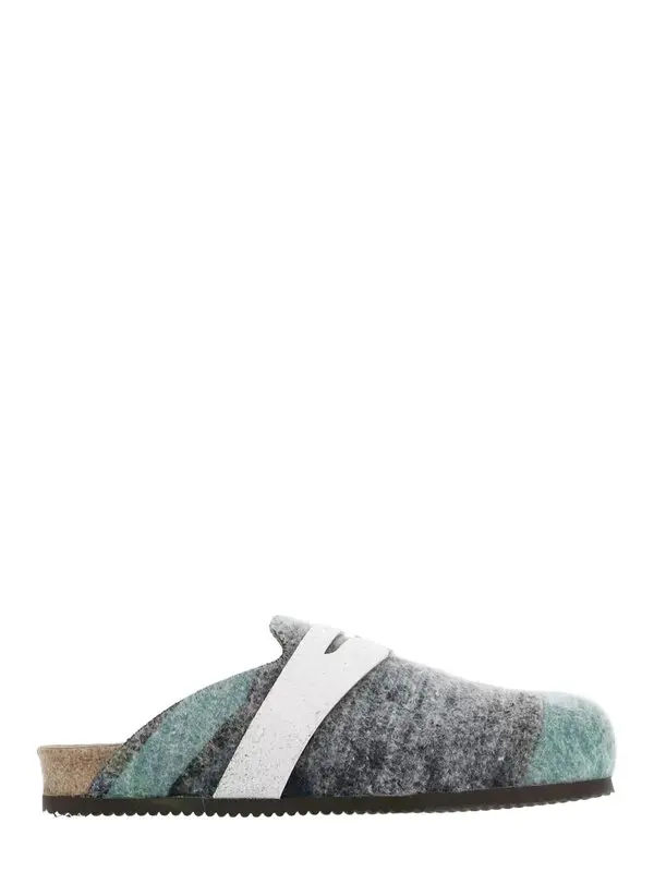VITELLI Colour-block Slippers - Grey