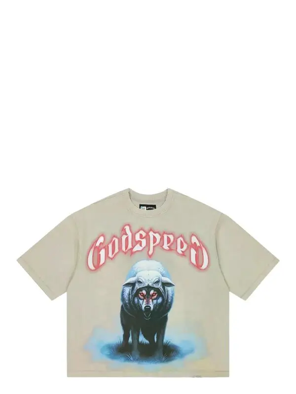 GODSPEED W.i.s.c Ii Graphic-print T-shirt - Grey