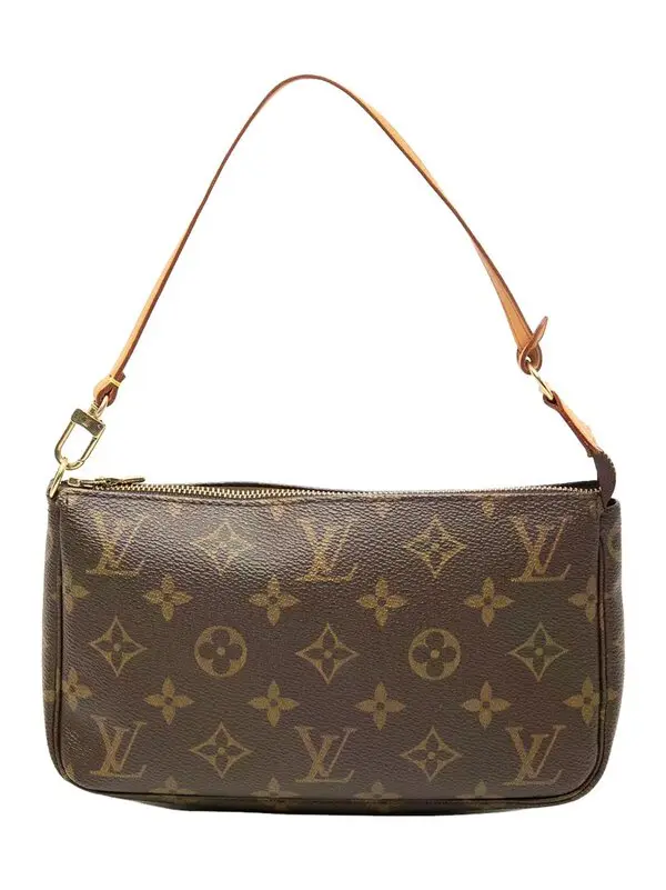 LOUIS VUITTON Monogram Pochette Accessoires Shoulder Bag - Brown