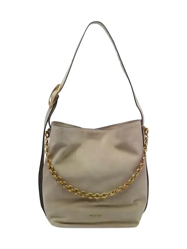 Michael Kors Nolita Suede Shoulder Bag - Neutrals