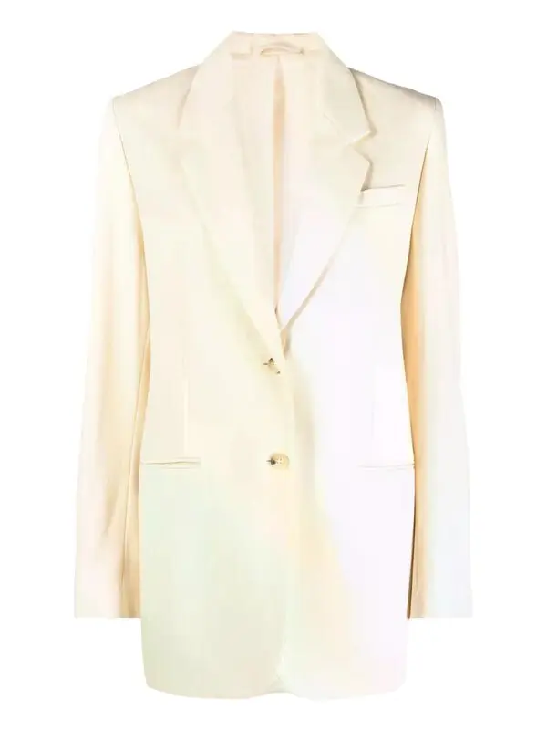 TOTEME Tailored Single-breasted Blazer - Neutrals