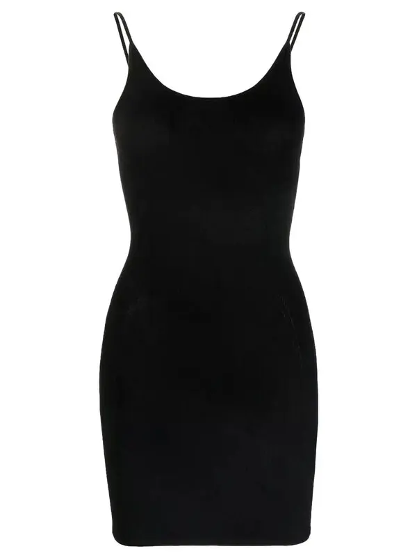 DION LEE Spaghetti Strap Mini Dress - Black