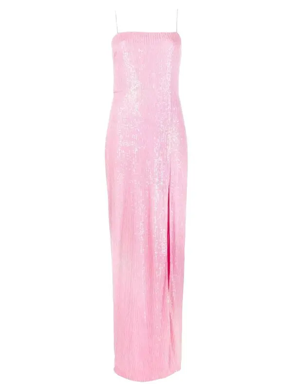 ROTATE BY BIRGER CHRISTENSEN Sequined Maxi Dress - Pink