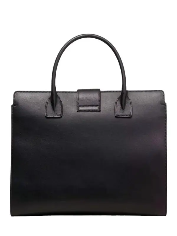 NILI LOTAN Lou Leather Tote Bag - Black