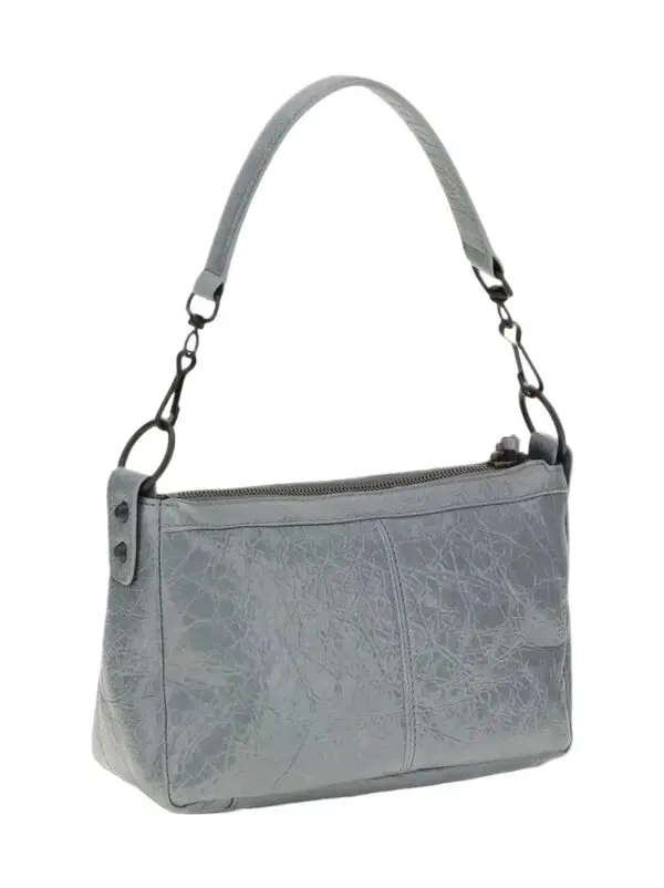 Balenciaga Mini Le City Moto Shoulder Bag - Blue