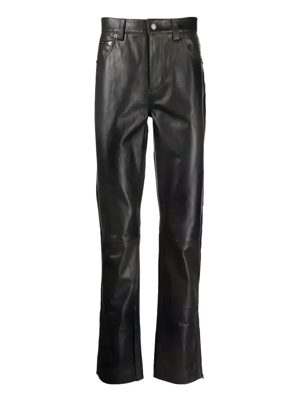 STOLEN GIRLFRIENDS CLUB Drum Solo Lambskin Trousers - Black