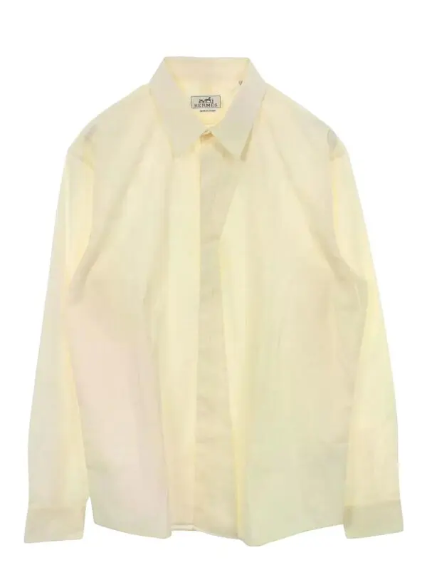 Hermès Cotton Long-sleeve Shirt - Neutrals