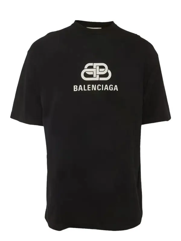 Balenciaga Logo-print T-shirt - Black