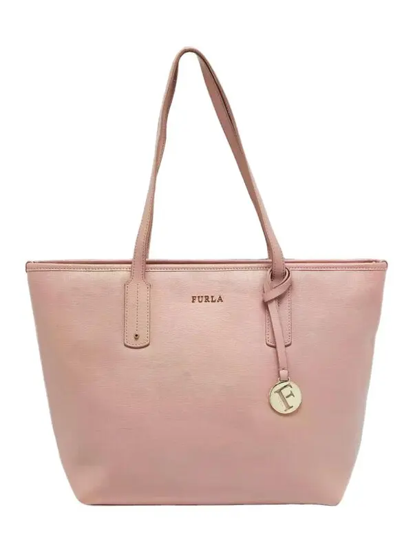 Furla Leather Tote Bag - Pink