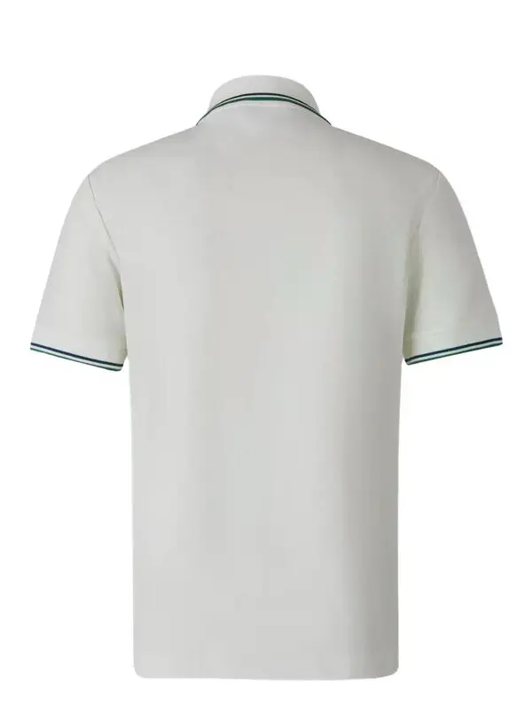 Burberry Ekd Embroidered Polo Shirt - White