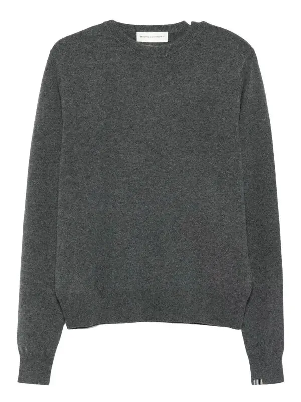 Extreme Cashmere Crew Neck Long Sleeve Sweater - Grey
