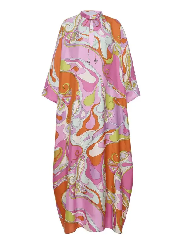 Emilio Pucci Silk Twill Caftan - Print