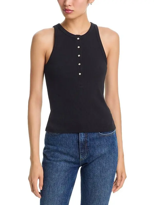 Cinq À Sept Mattie Tank - Black
