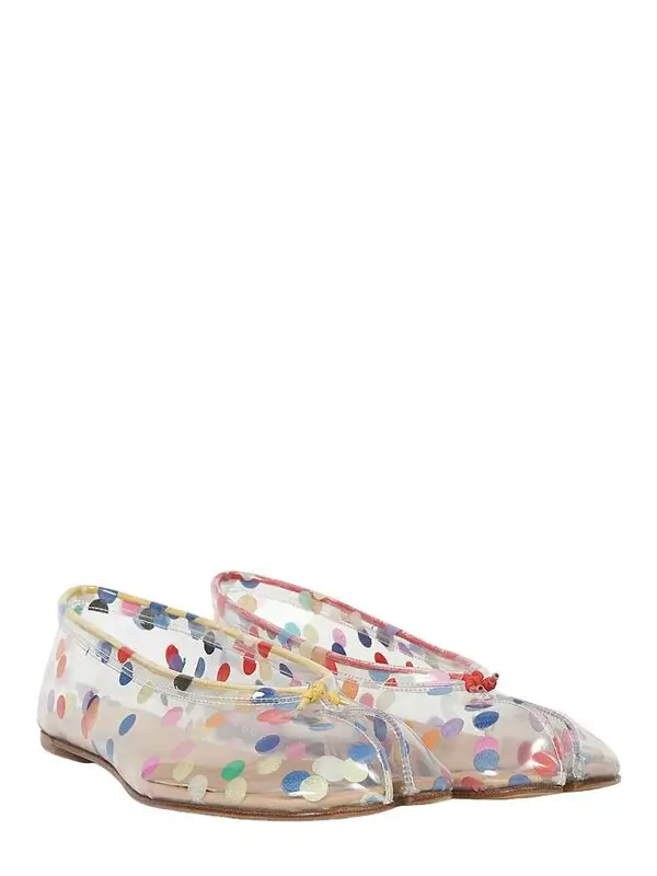 MAISON MARGIELA Tabi Ballerina Flats - Transparent/multicolor