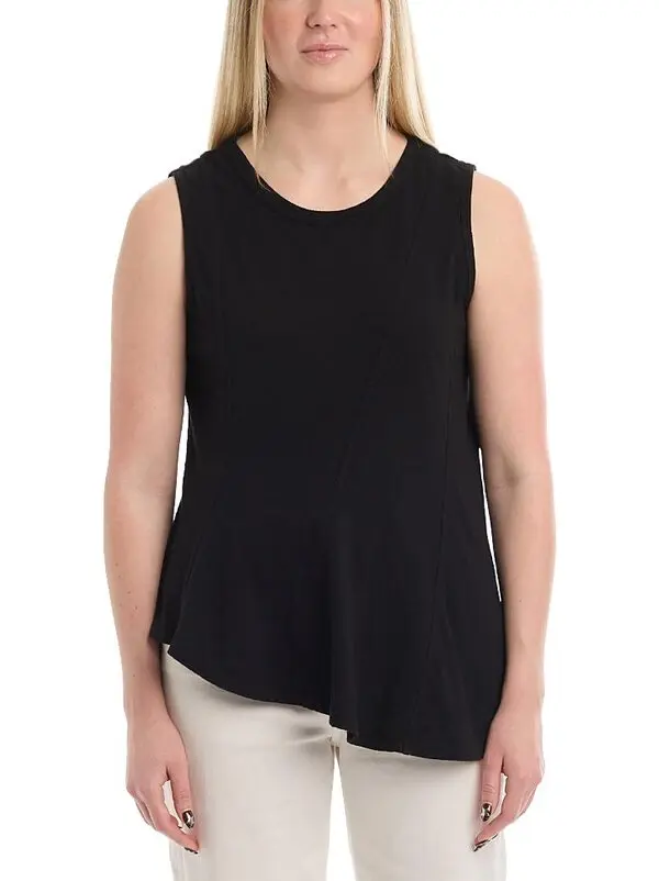 Wilt Asymmetric Seam Shell Top - Black