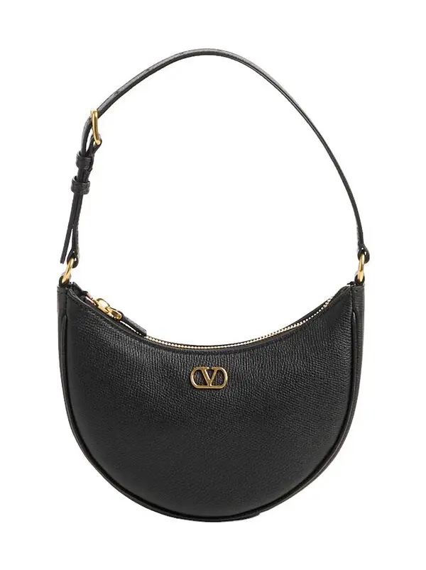Valentino Garavani Vlogo Mini Hobo Bag - Black