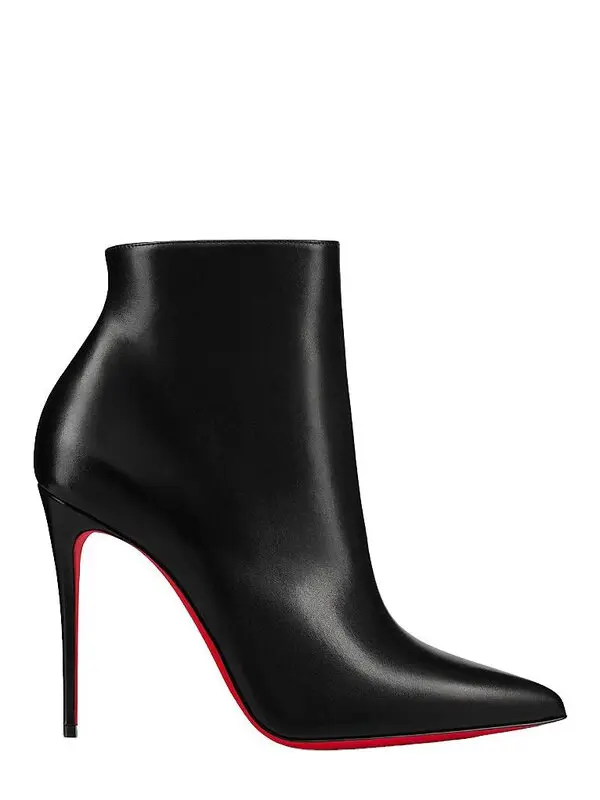 CHRISTIAN LOUBOUTIN So Kate Booty 100mm Calf Leather Booties - Black