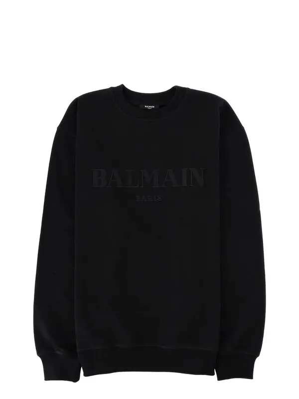 Balmain Embroidered Sweatshirt - Black