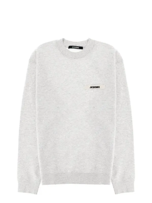 Jacquemus Felpa Con Logo - Grey
