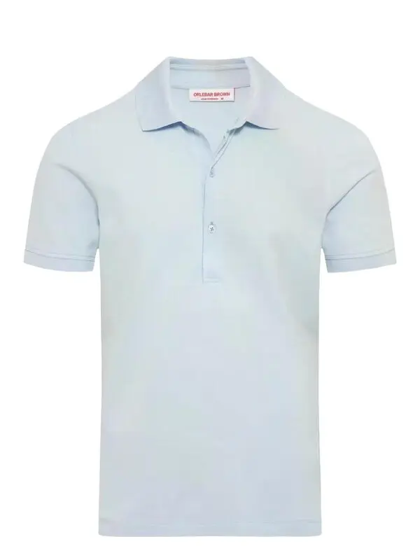 Orlebar Brown Bruno Piqué Polo Shirt - Blue