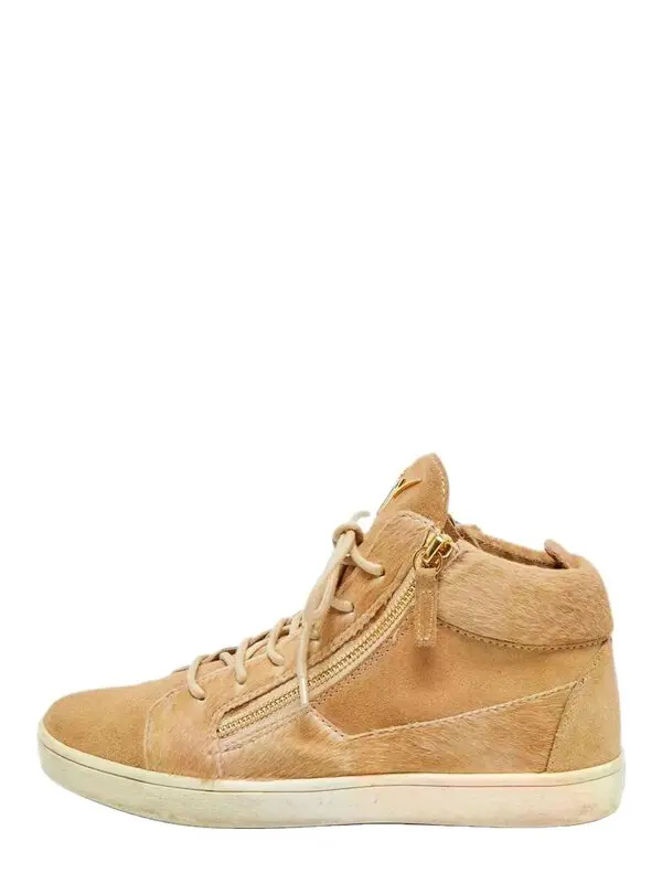 GIUSEPPE ZANOTTI Kriss Calf-hair Sneakers - Neutrals