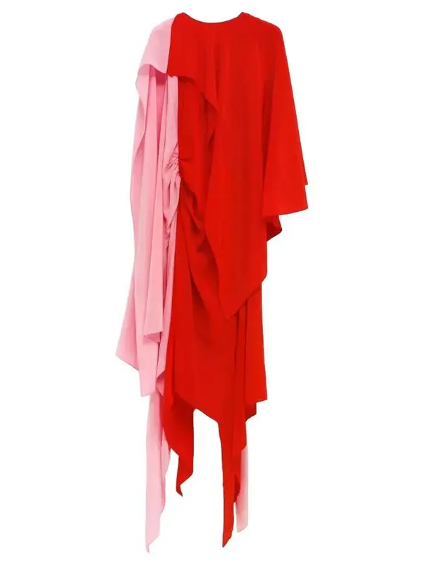 JW Anderson Silk Asymmetric Dress - Red