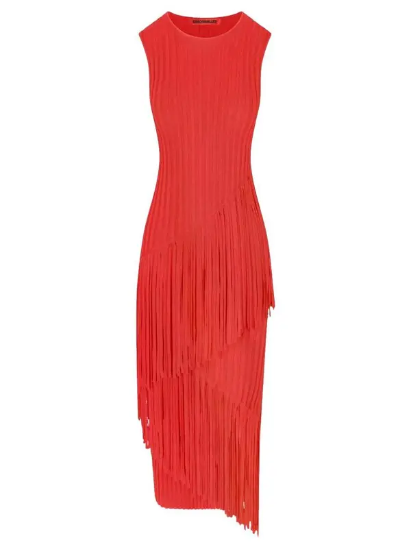 SIMONMILLER Spiral Maxi Dress - Red