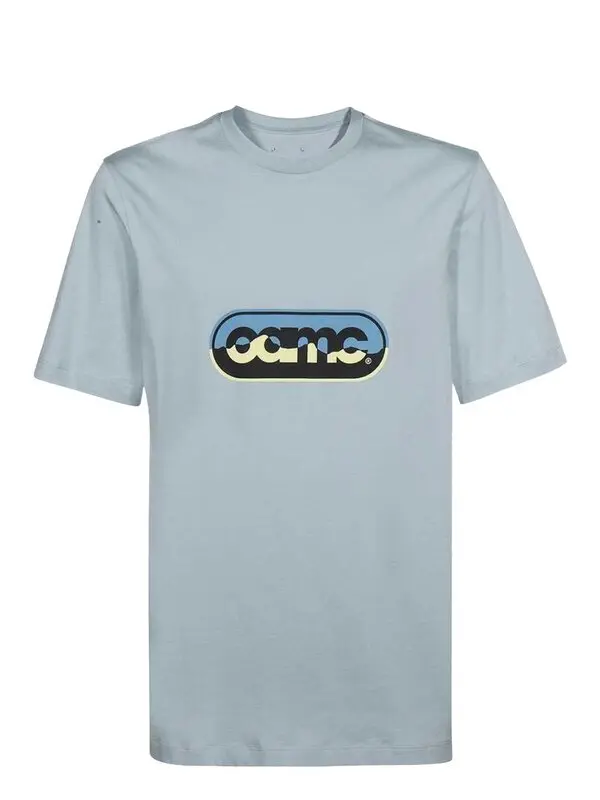 OAMC Logo-printed Crewneck T-shirt - Gray